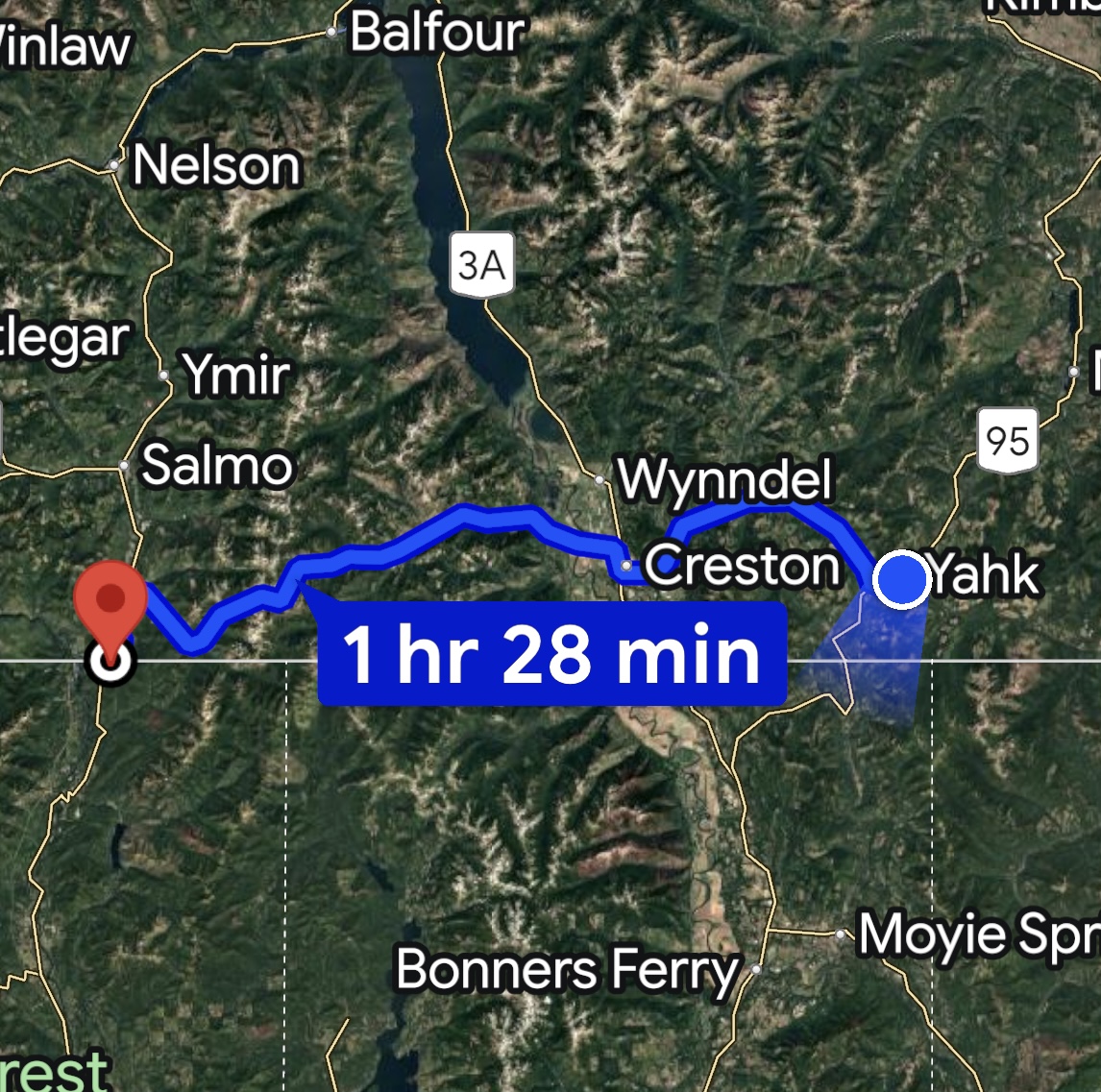 June 16, 2025 Yahk, BC | abackpackandadaysack