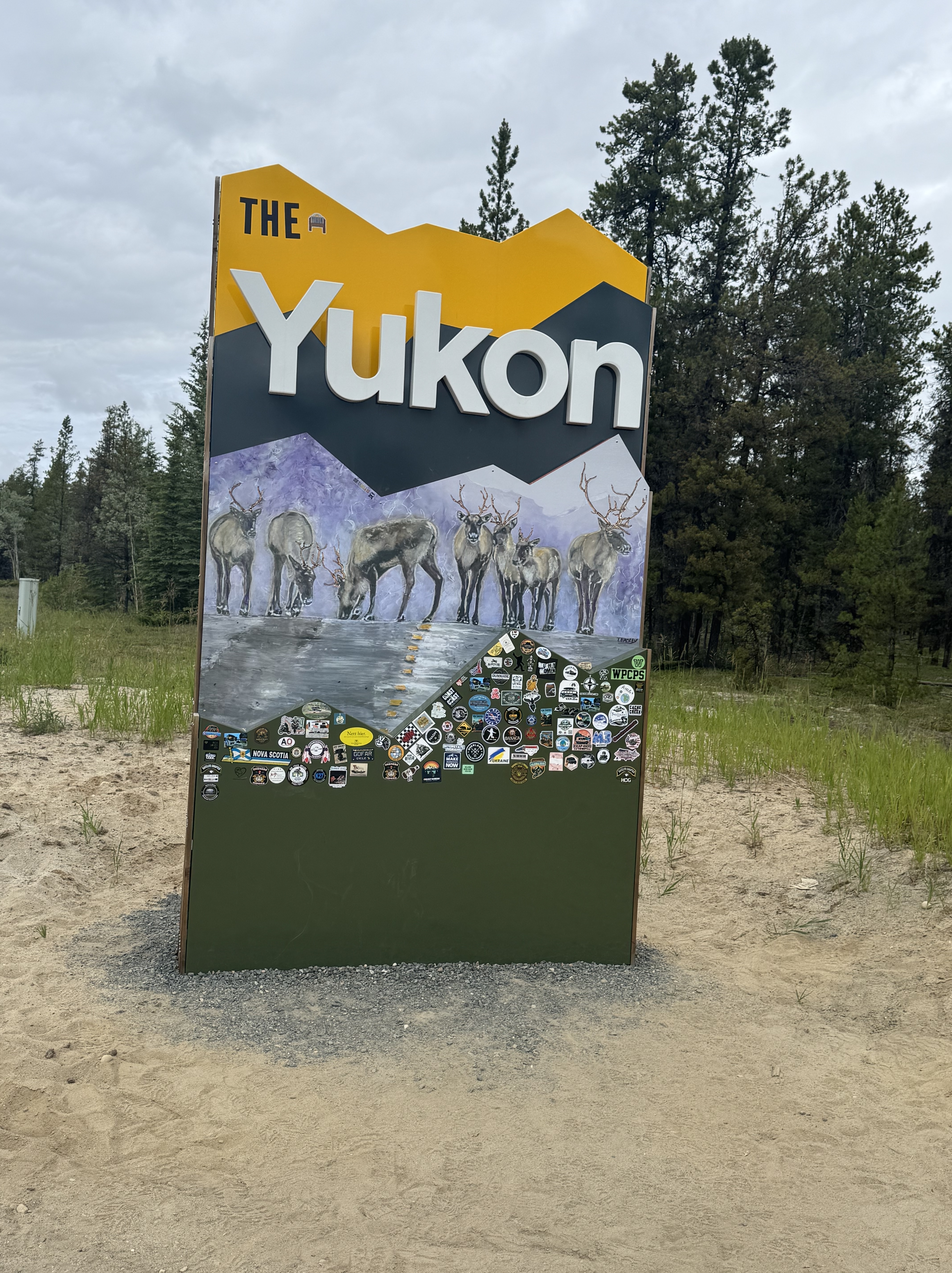 July 3, 2025 Sign Post Forest, Watson Lake, Yukon. | abackpackandadaysack